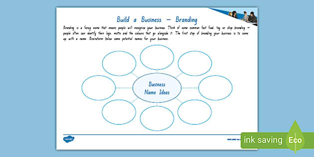 Build a Business - Branding Activity (teacher made) - Twinkl