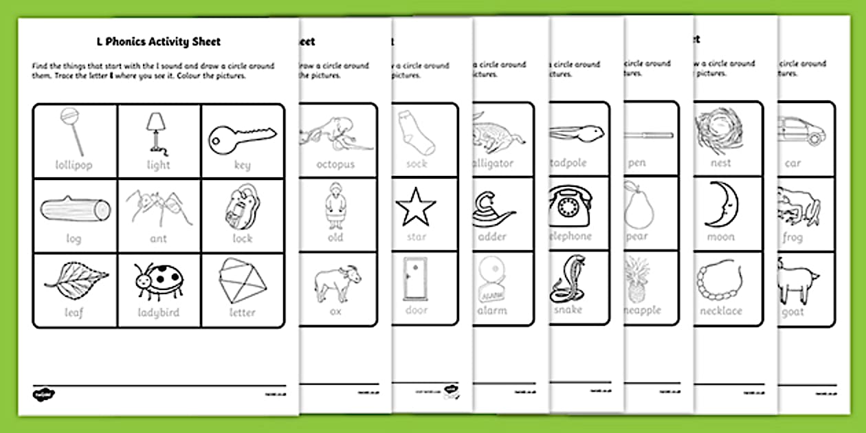 NSW Phonics Colouring Worksheets Resource Pack - Twinkl