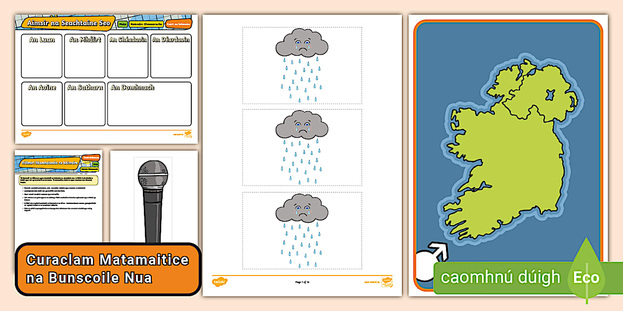 Ireland Weather Forecast Activity - Twinkl Ireland - Twinkl