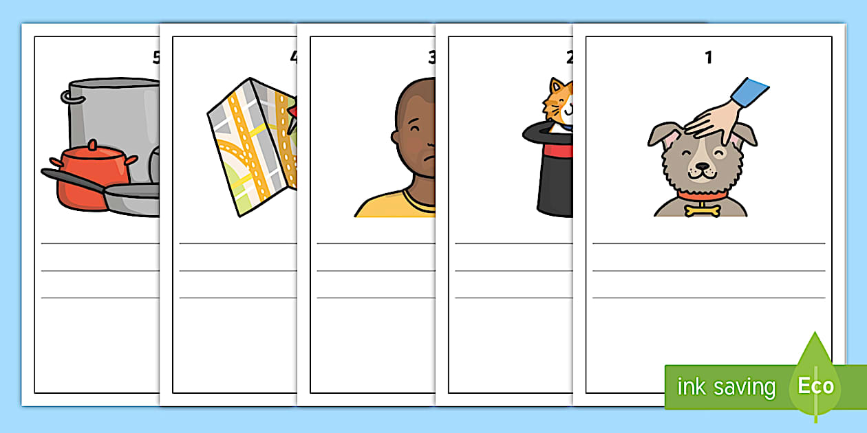 NSW Phase 2 Pictures and Captions Writing Frames - Twinkl