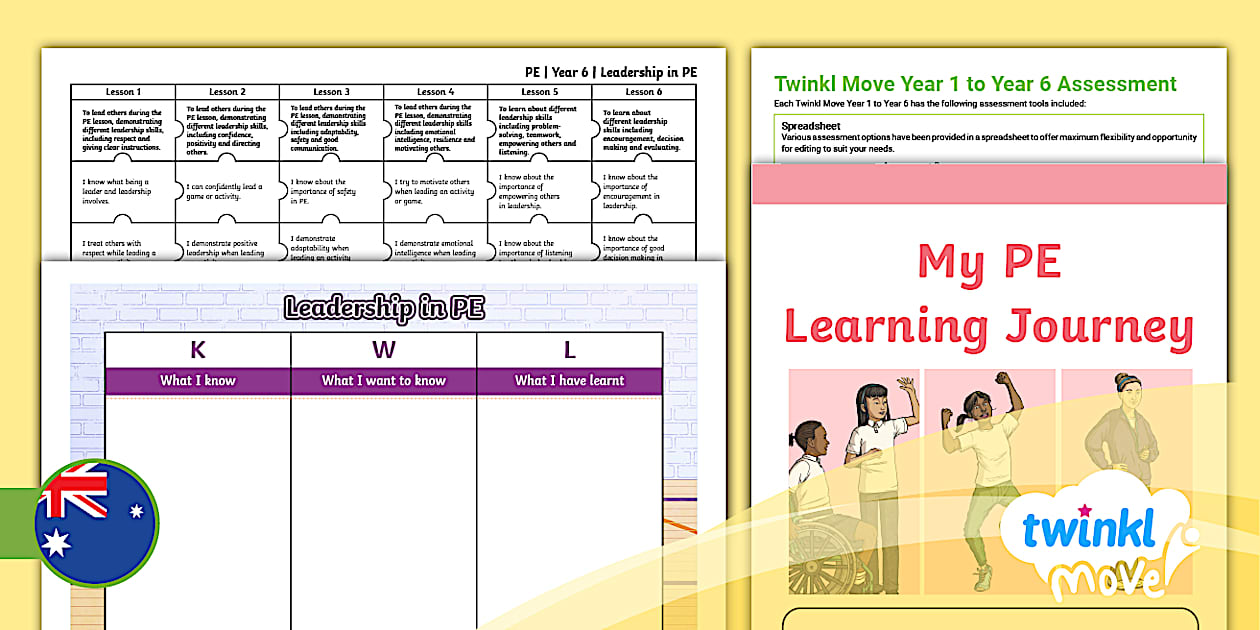 Move PE Year 6 Leadership in PE Assessment Pack - Twinkl