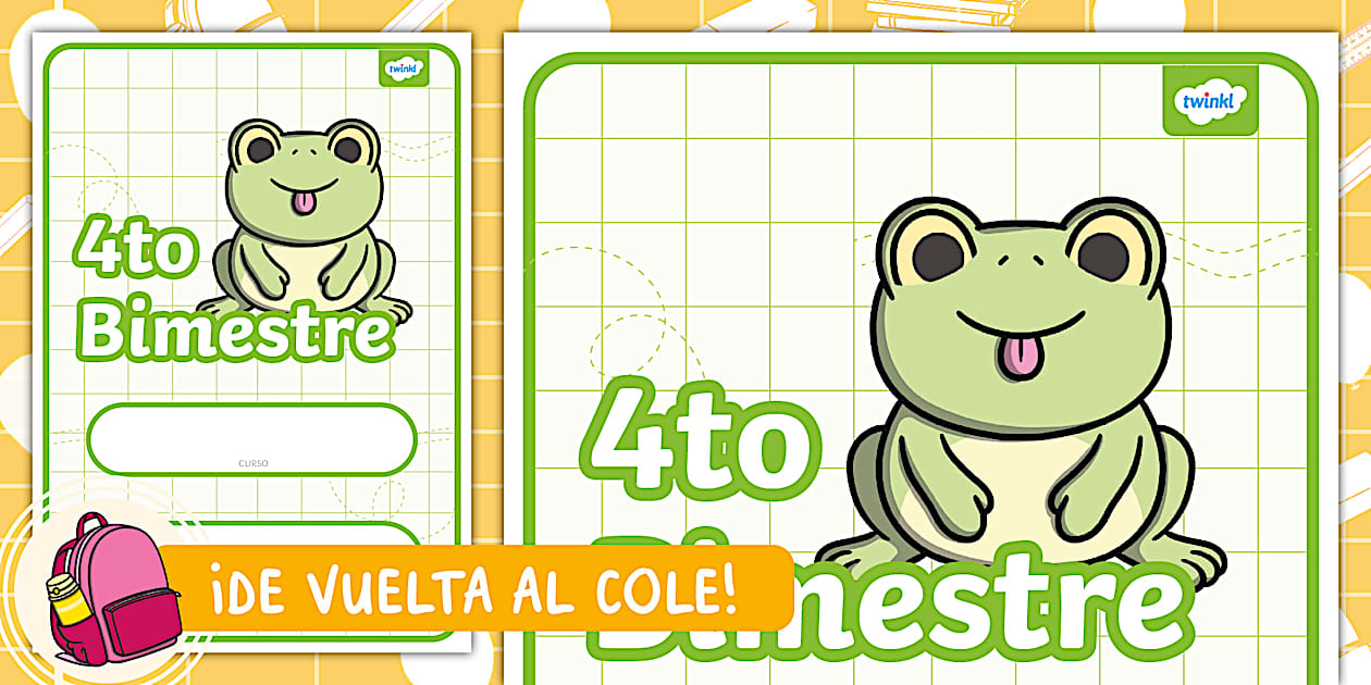 Carátula: 4to Bimestre | Recursos Educativos Twinkl