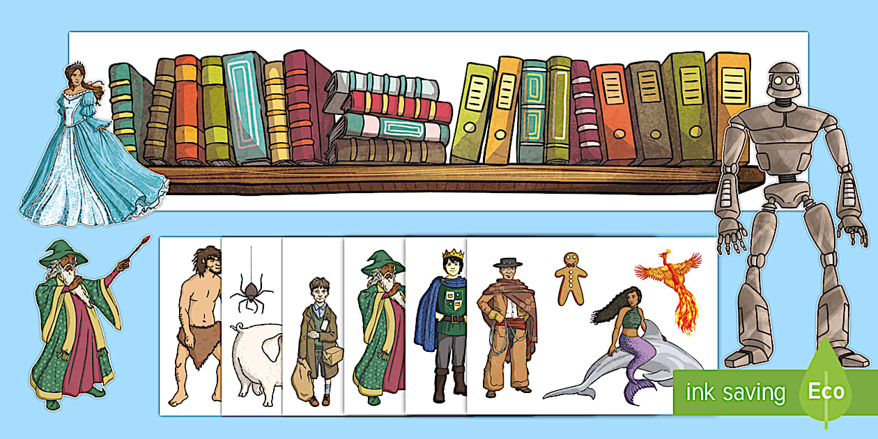 Editable Book Corner Bookshelves Display Pack - Twinkl