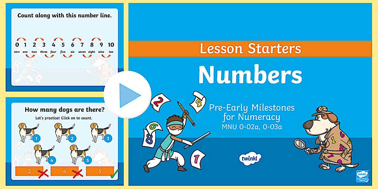 CfE Milestones Number and Number Processes Lesson Starters