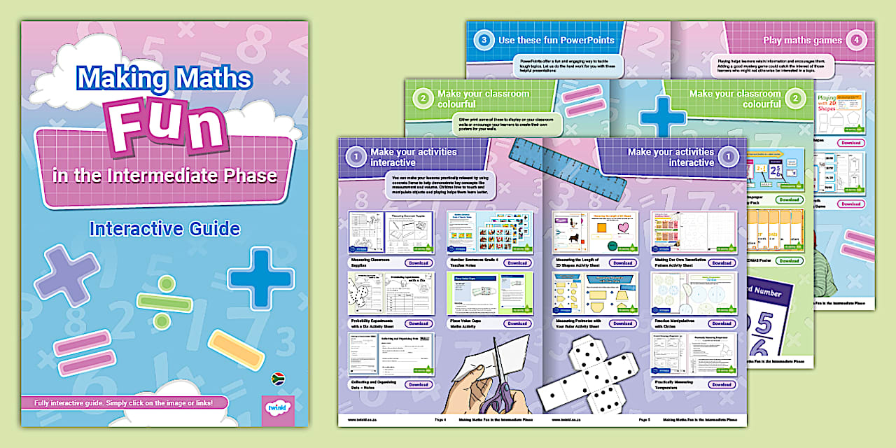 FREE! - Interactive Guide: Making Maths Fun in the Intermediate Phase