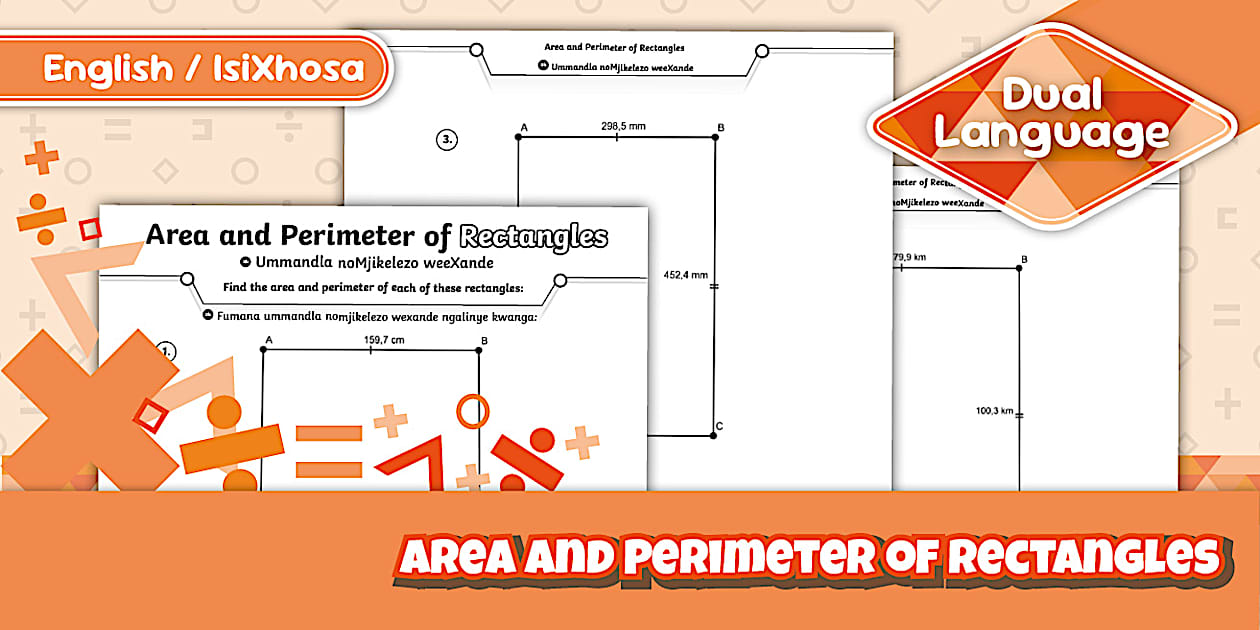 Gr 7 Maths-Term 3 Area&Perimeter of Rectangles ActivitySheet