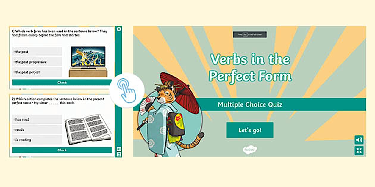 Verbs in the Perfect Form Multiple Choice SPaG Quiz - Twinkl