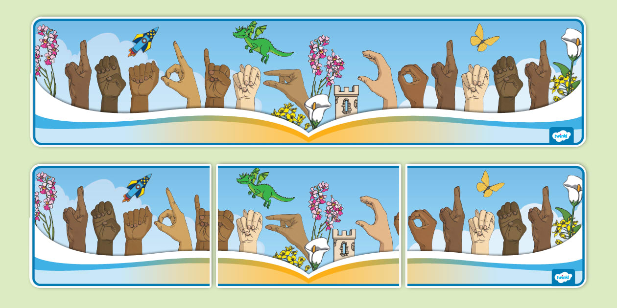 SASL Reading Corner Display Banner (Teacher-Made) - Twinkl