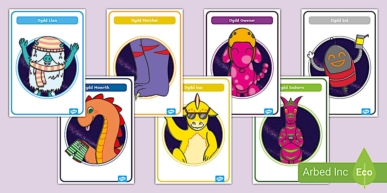 Cân Dyddiau'r Wythnos: Gwers Symud (teacher made) - Twinkl