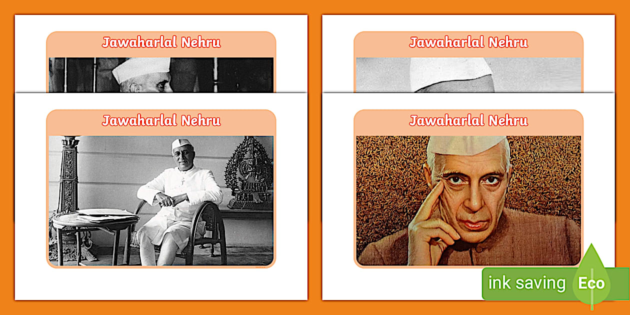 Jawaharlal Nehru Photo Pack (Teacher-Made) - Twinkl