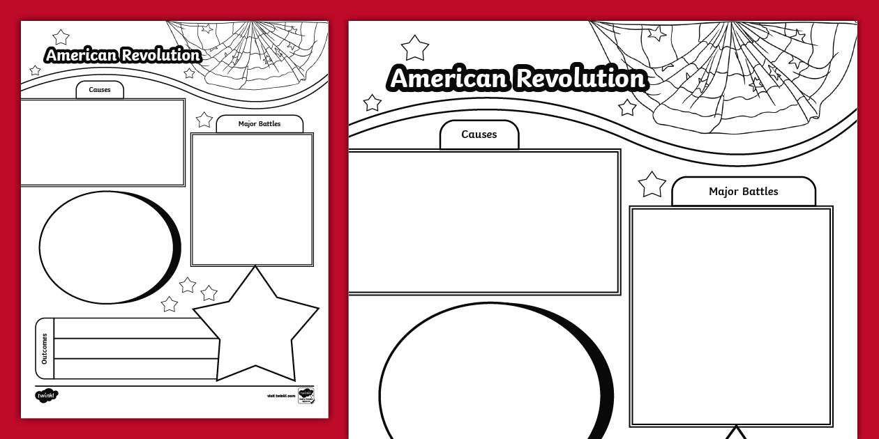 American Revolution Doodle Notes | Resource | Twinkl USA