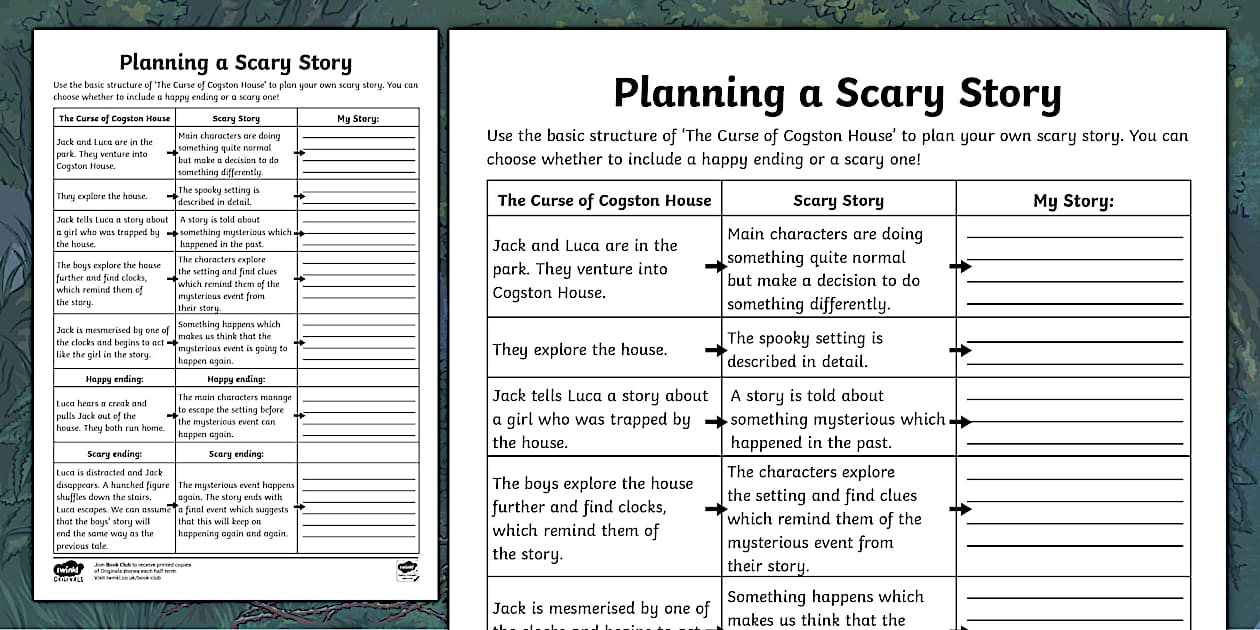 A Haunted Story Creative Writing: The Curse of Cogston House