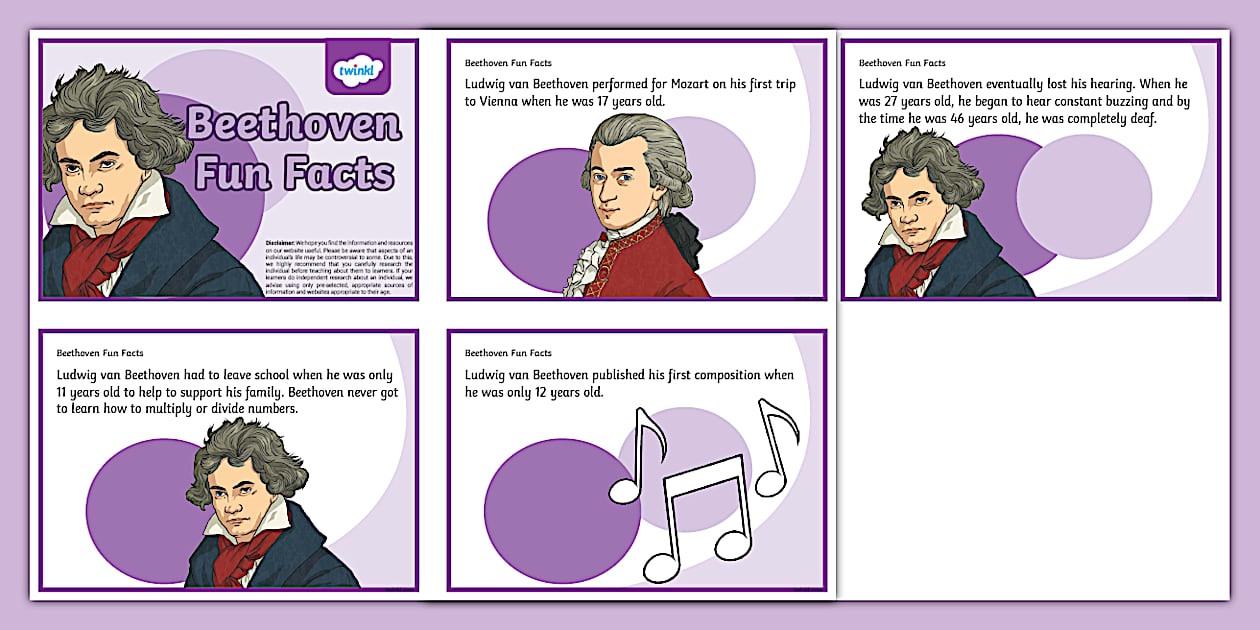 Beethoven Fun Fact Cards
