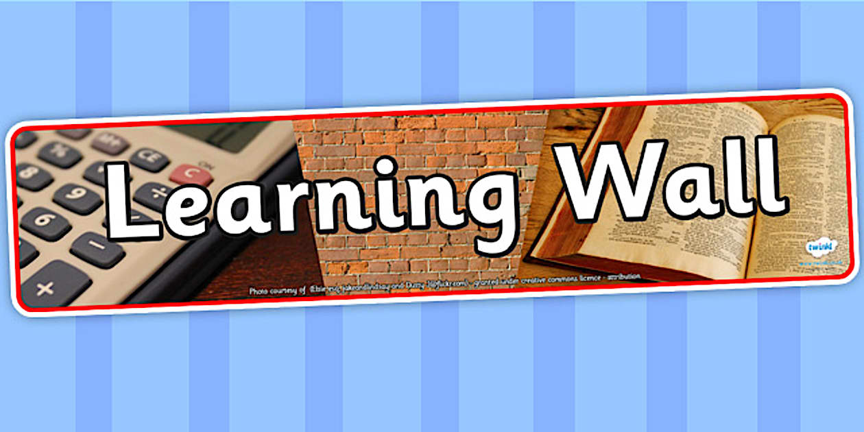 👉 Learning Wall Photo Display Banner - Twinkl