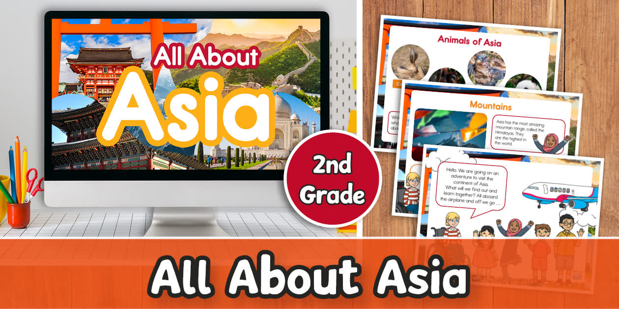 Second Grade All About Asia PowerPoint & Google Slides