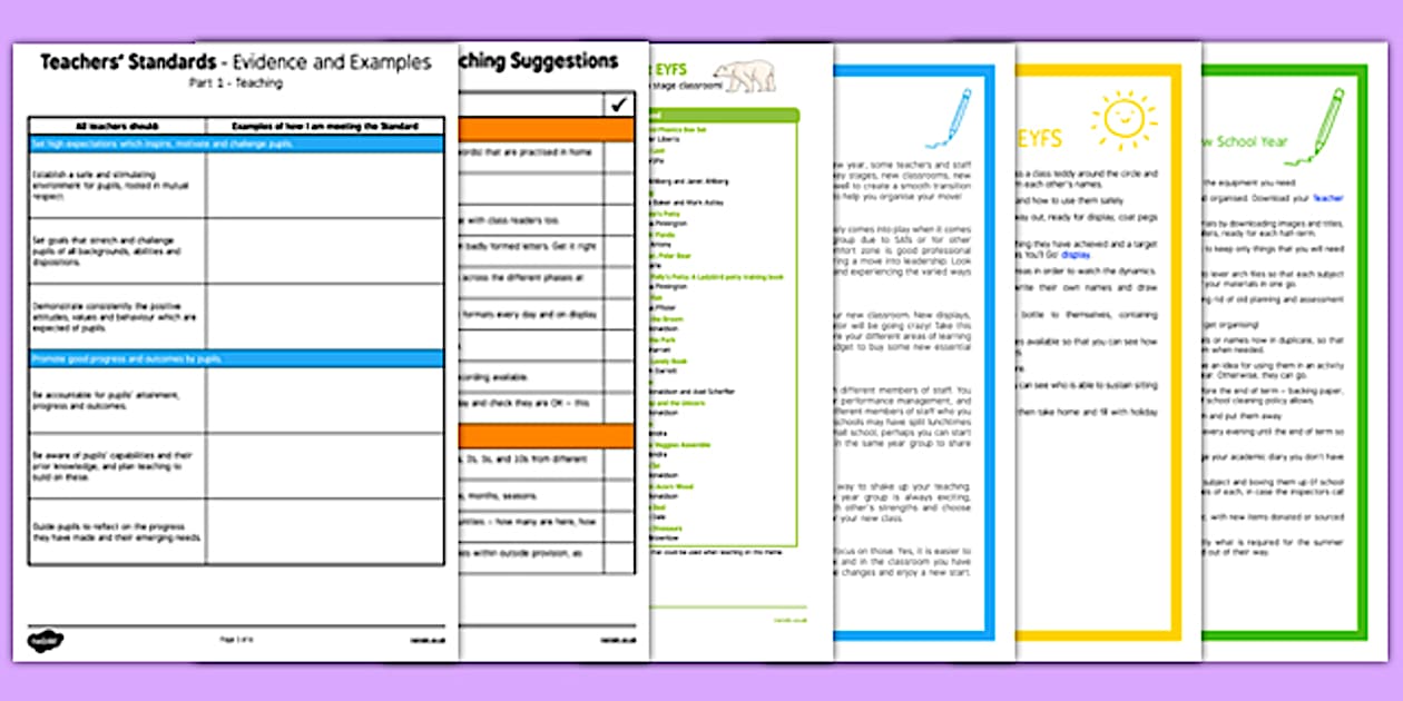 Teaching in EYFS Resource Pack (teacher made) - Twinkl