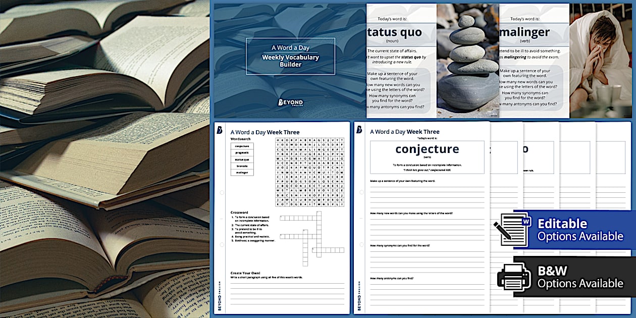 Word of The Day Vocabulary Building Exercises (3) | Beyond