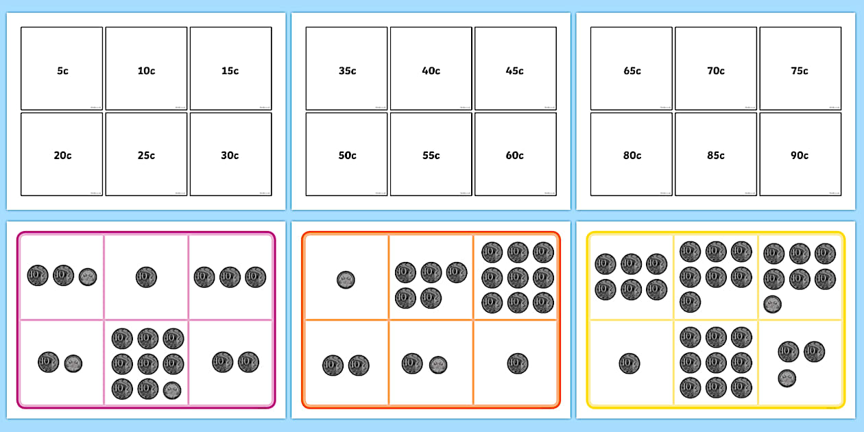 Australian Coin Bingo | 5c and 10c Bingo | Twinkl - Twinkl
