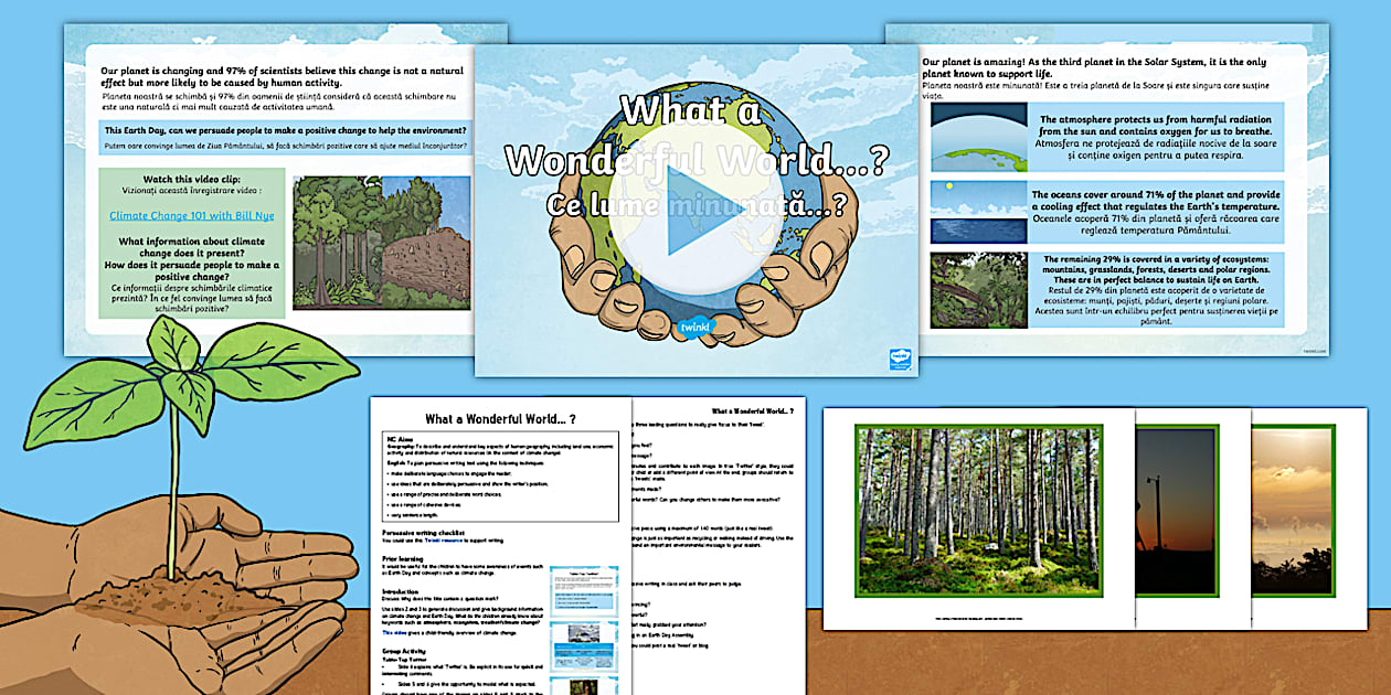Earth Day Persuasive Writing Lesson Plan and Enhancement Ideas