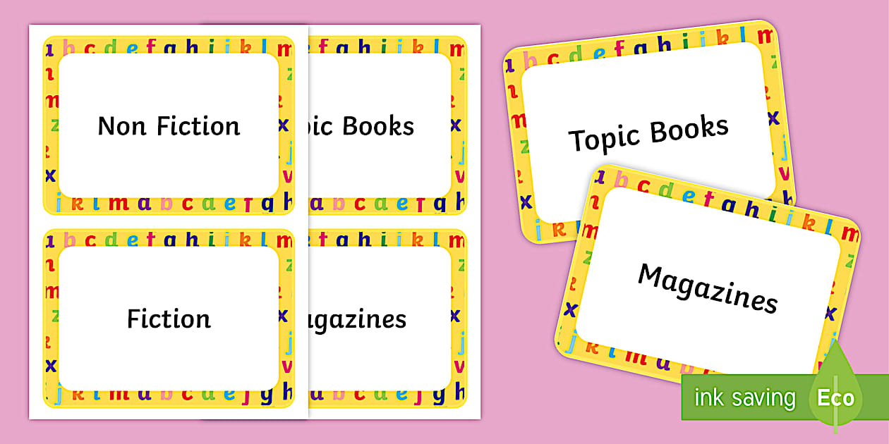 Book Labels (teacher made) - Twinkl