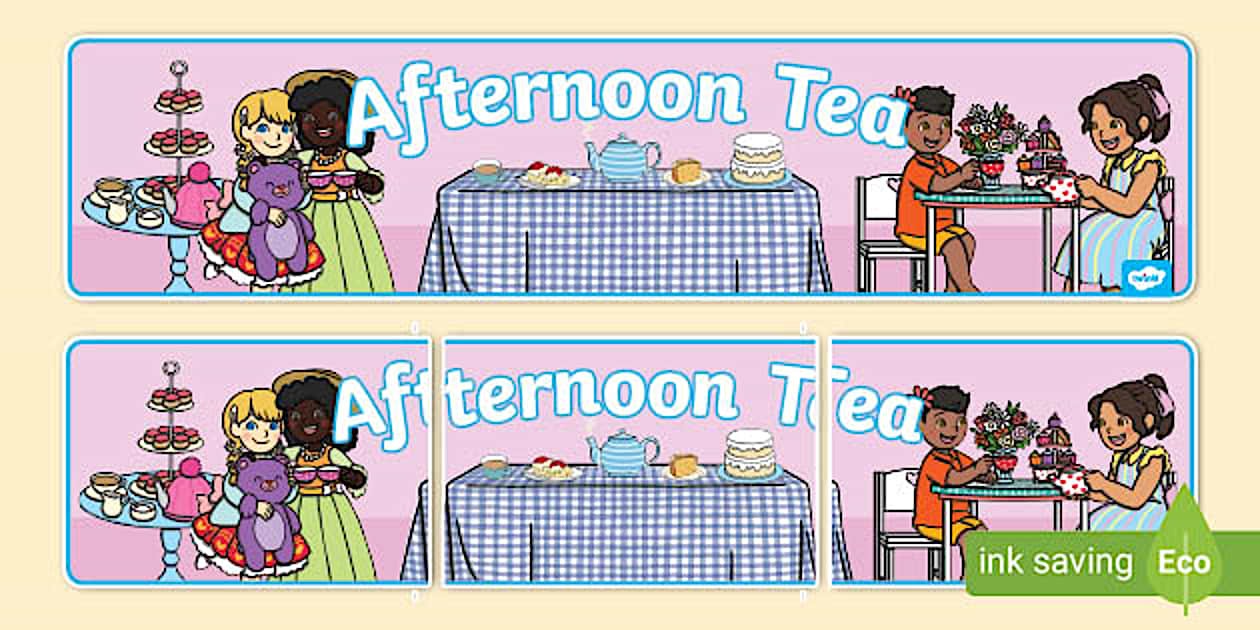 Afternoon Tea Role Play Banner