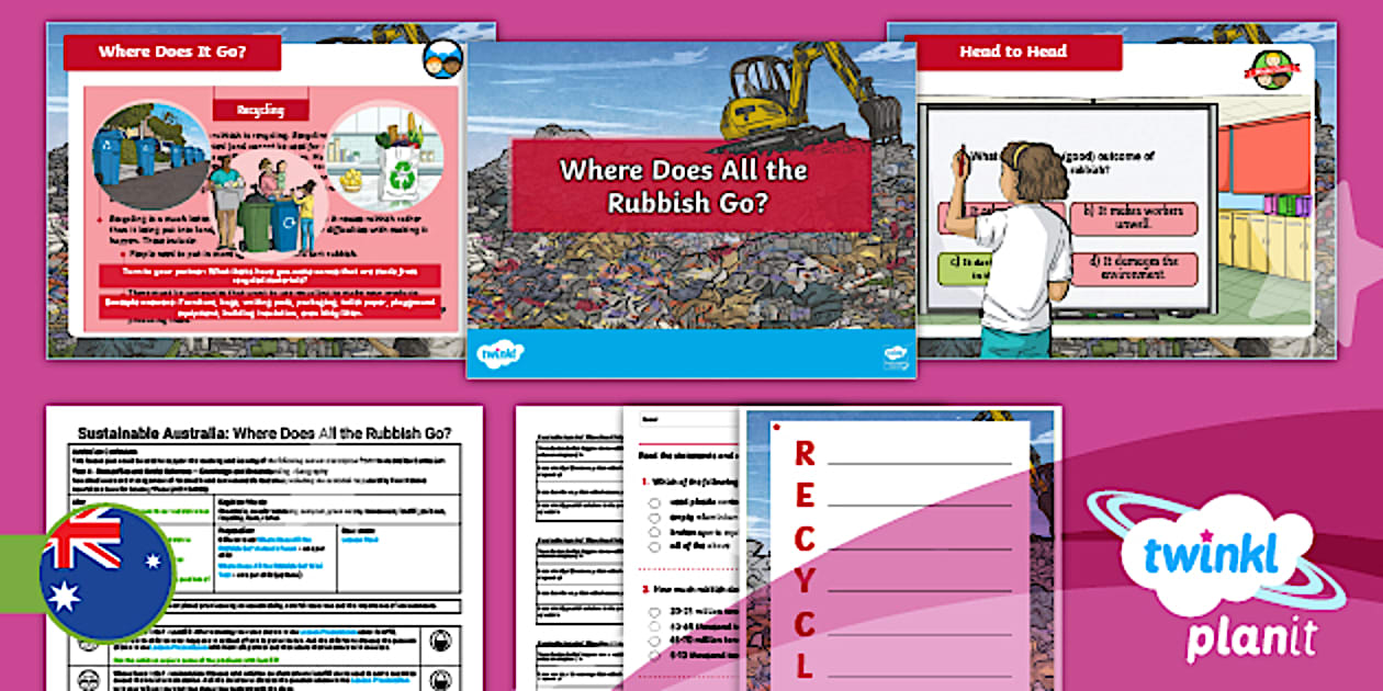 Year 4 HASS Lesson 4 Where Does All the Rubbish Go? - Twinkl