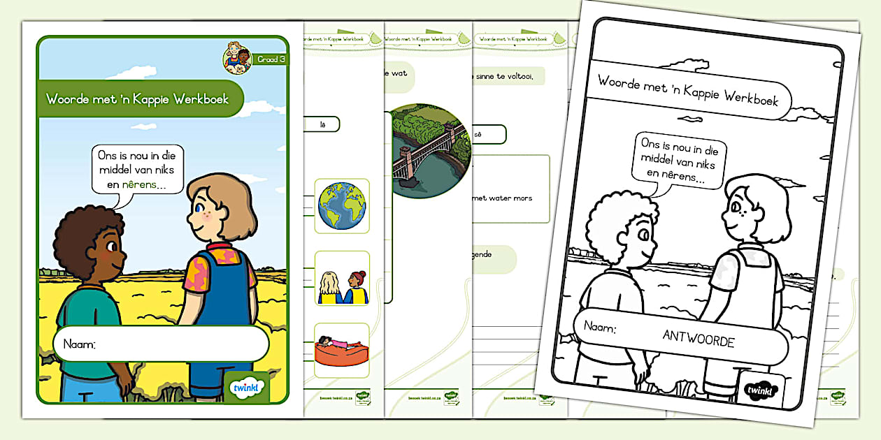 FREE! - Graad 3 Klanke Werkboek Woorde met 'n Kappie