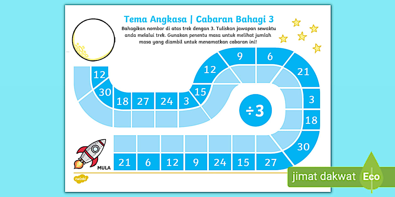 Tema Angkasa Cabaran Bahagi 3 (teacher made) - Twinkl