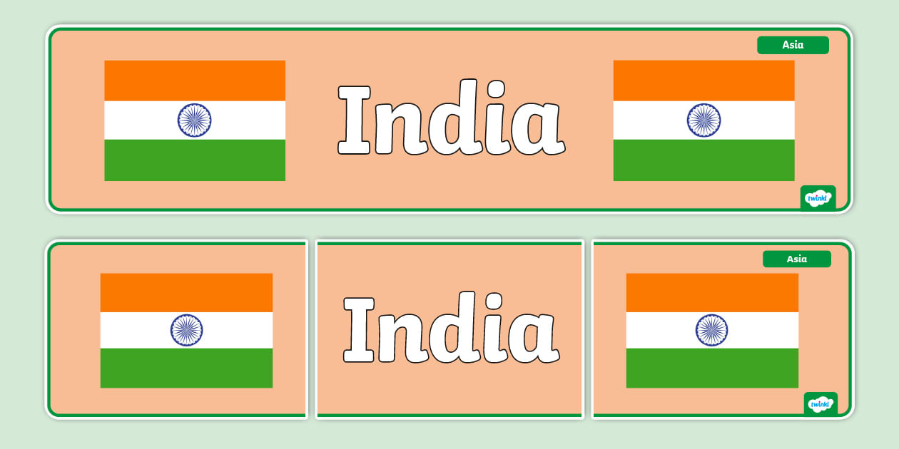 KS1 India Display Banner (teacher made) - Twinkl