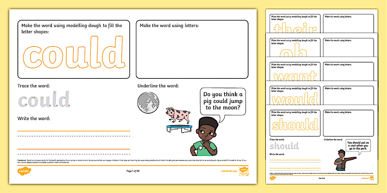 Level 5 CEW Make Read and Write Activity Mats | Twinkl