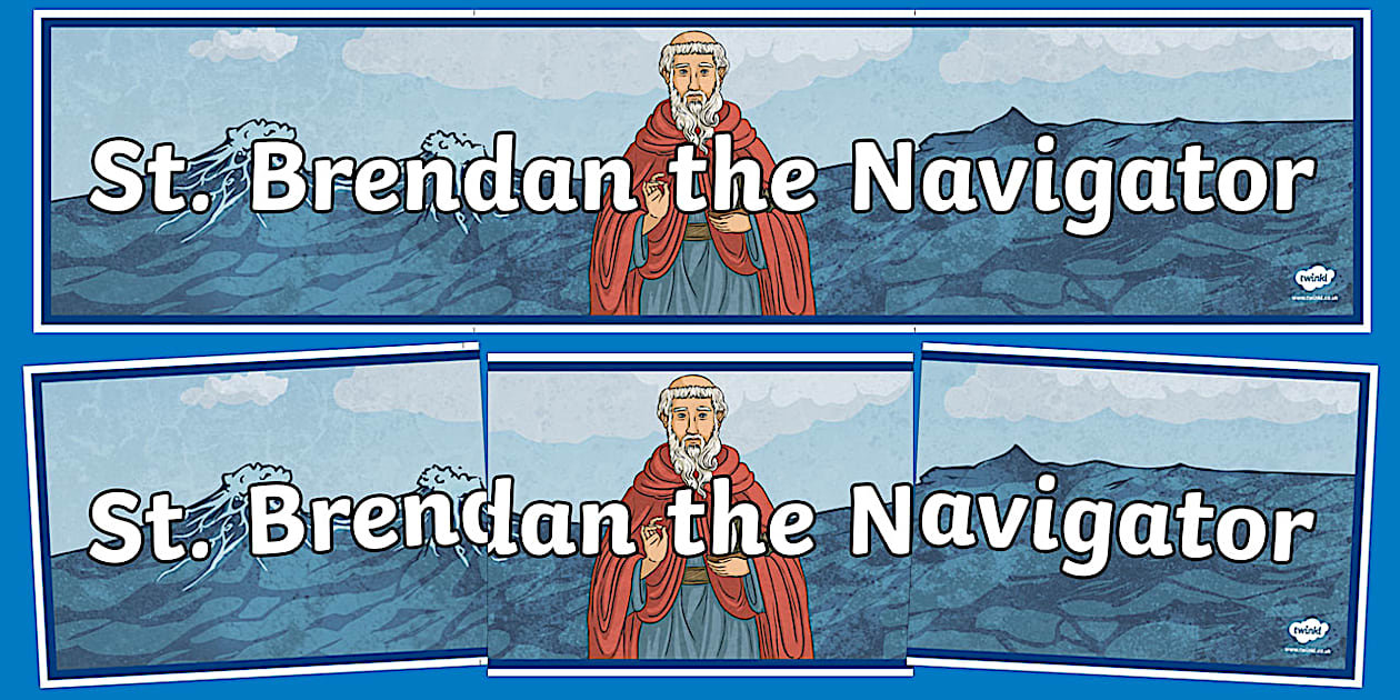 St. Brendan the Navigator Display Banner (teacher made)