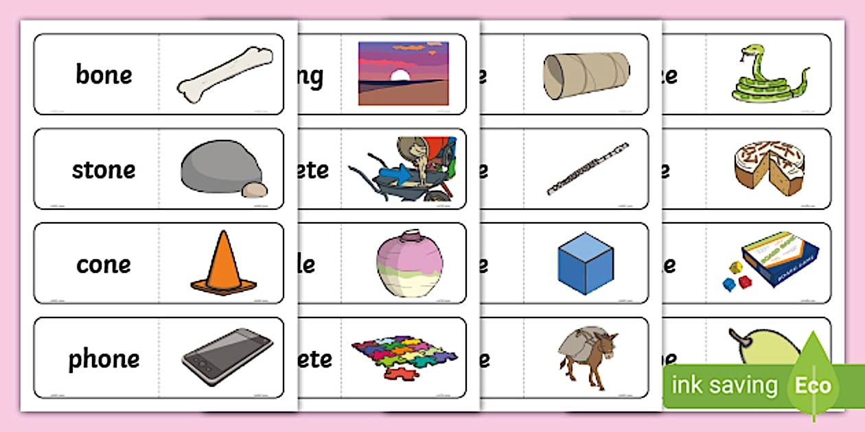 Phase 5 Split Digraph Words Matching Cards - Twinkl