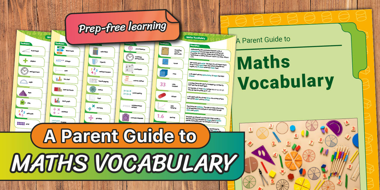 Primary Maths Vocabulary Guide for Parents