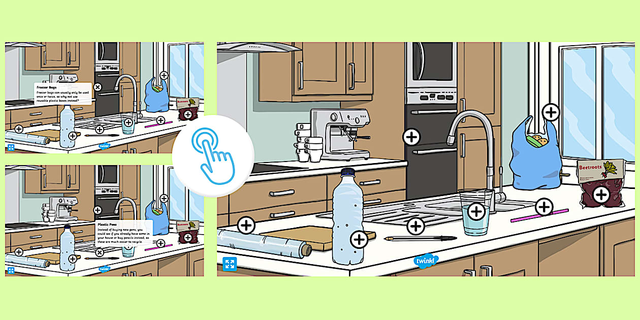 Interactive Plastic Hotspots Activity | Twinkl Go! - Twinkl