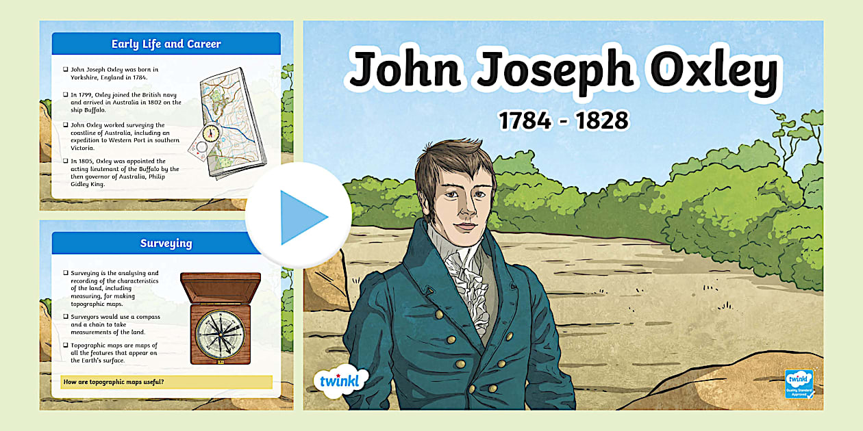 John Oxley Information PowerPoint (teacher made) - Twinkl