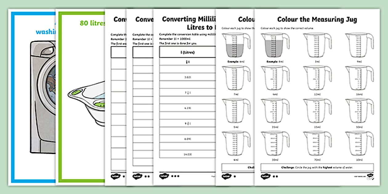 Maths Third/Fourth Class Capacity Pack - Twinkl