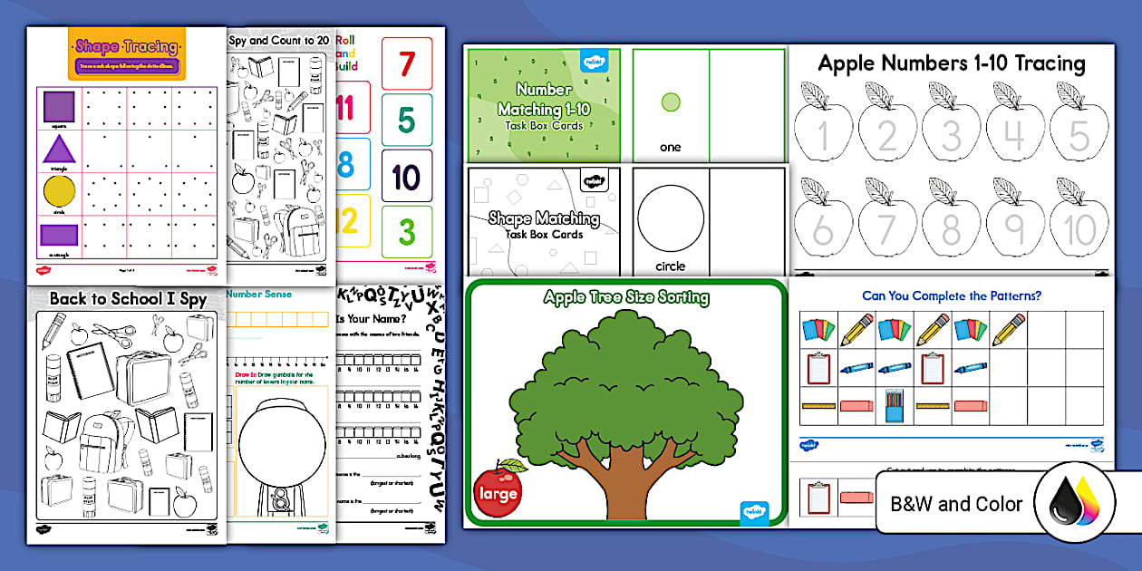 Back to School Math Activity Pack for Kids | Twinkl USA