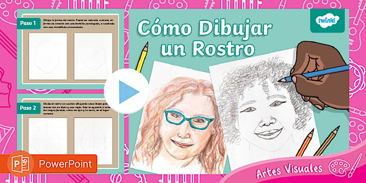 PowerPoint | Dibujo | Rostro | Artes Visuales (teacher made)