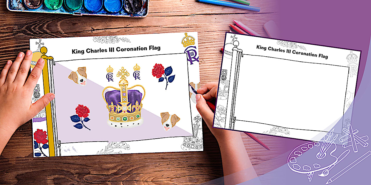Design Your Own King Charles III Coronation Flag