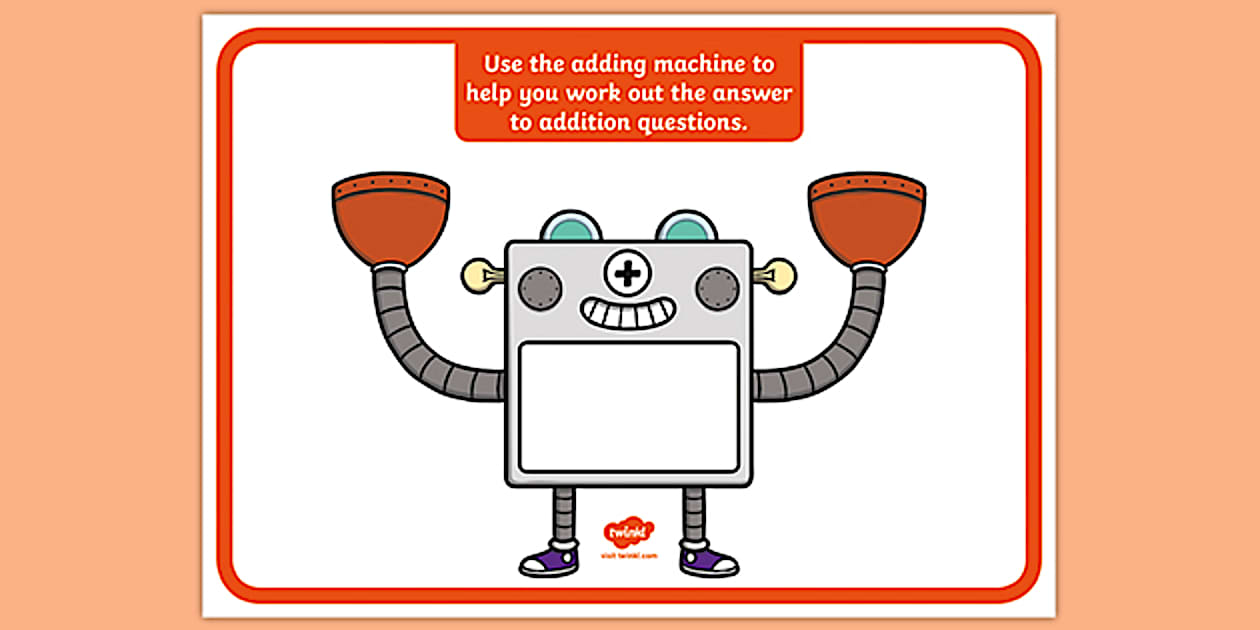 👉 Adding Machine EYFS Display Poster (teacher made)