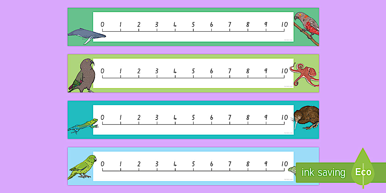 Editable Numbers 0-10 Number Line (creat de profesori)