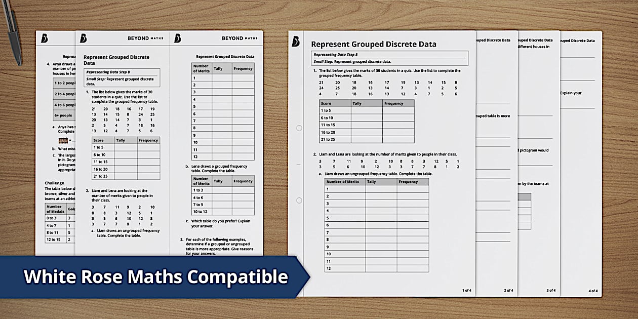 ๐ Represent Grouped Discrete Data Teacher Made Twinkl