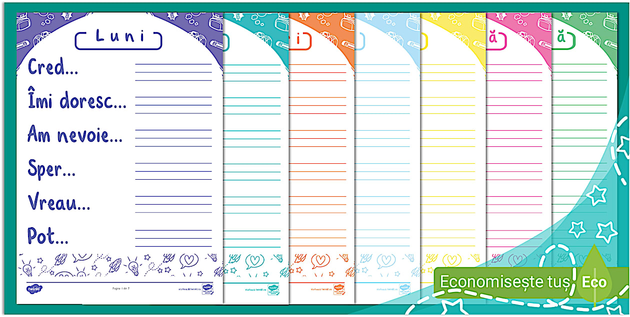 Jurnal mindfulness pentru copii – Twinkl România - Twinkl