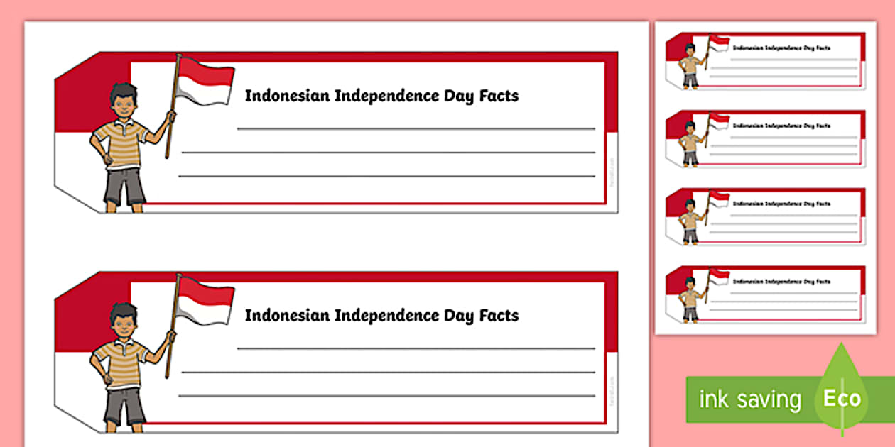 TAS Indonesian Independence Day Paper Chain (teacher made)