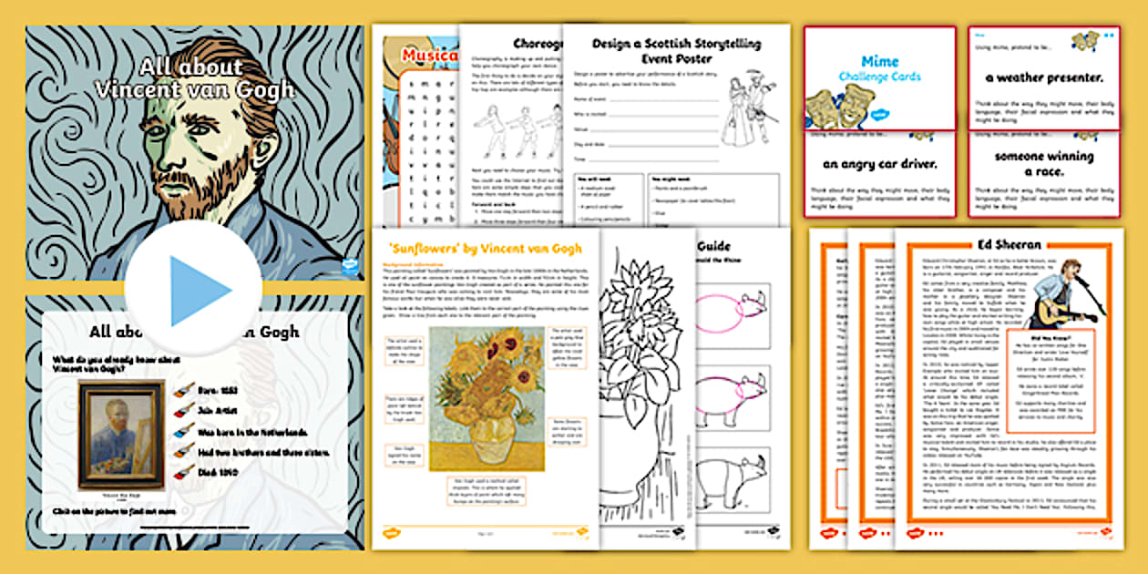 P5 Second Level Home Learning Expressive Arts Pack 2