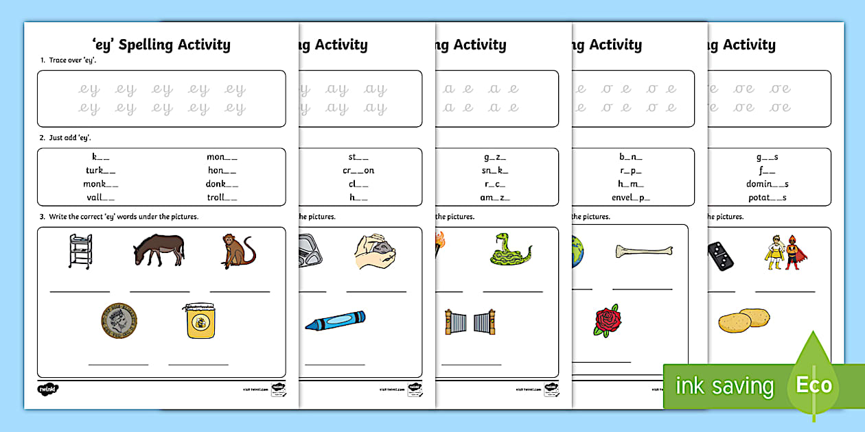Phase 5 Phonics Spellings – Activity Pack (teacher made)