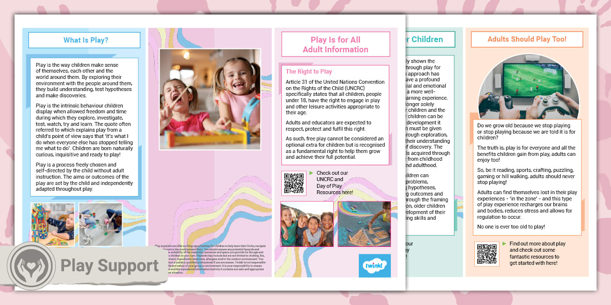 Play for All - Adult Information Leaflet (Teacher-Made)