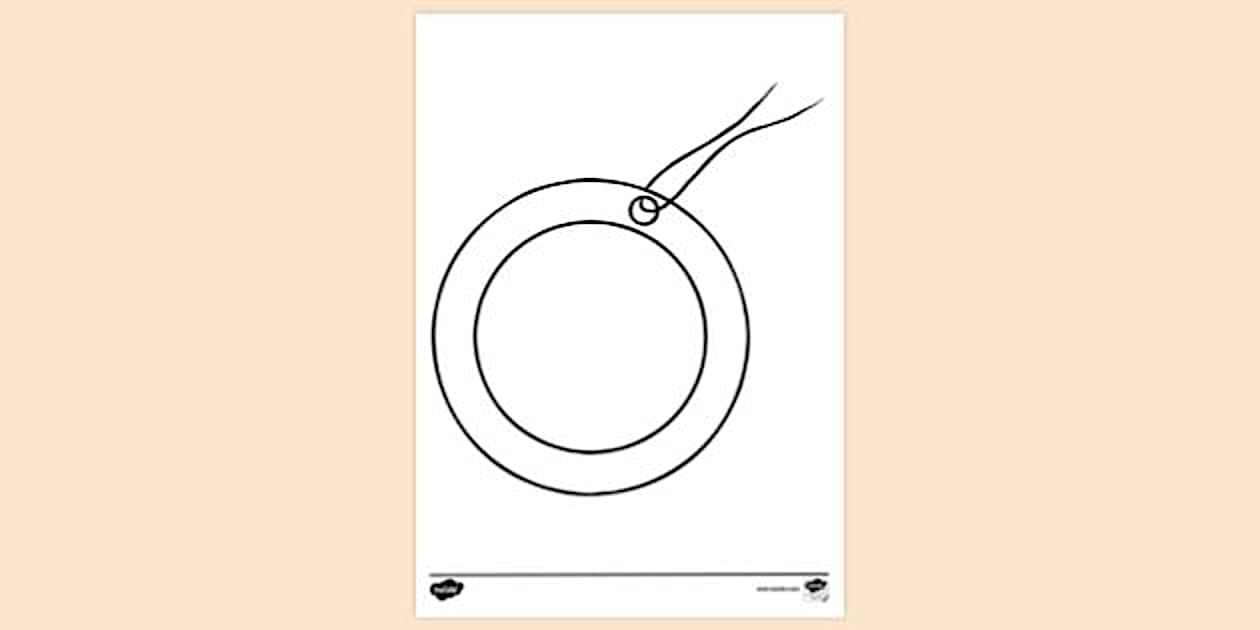 Circular Price Tag Colouring | Colouring Sheets - Twinkl