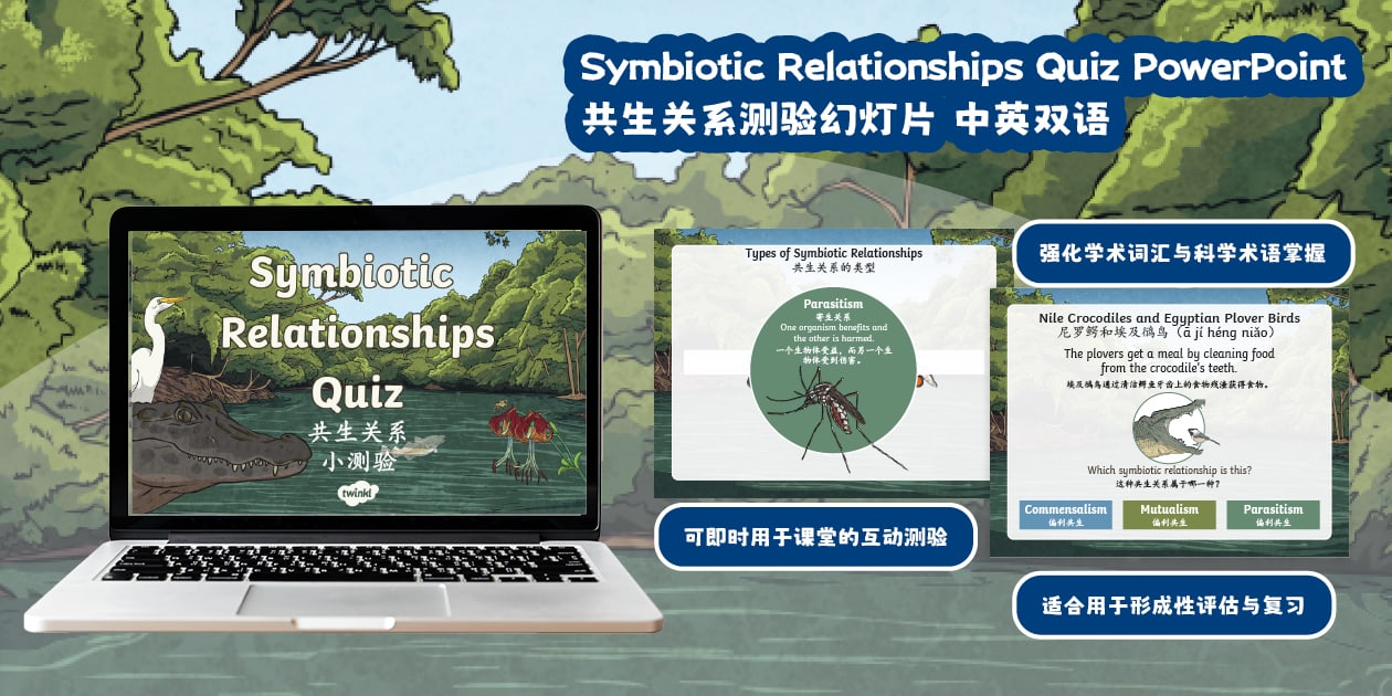 共生关系测验 中英双语