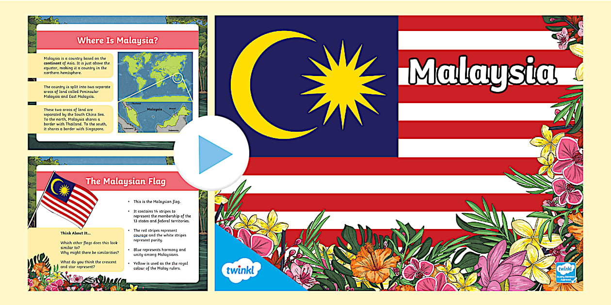 KS2 Malaysia Information PPT (teacher made) - Twinkl